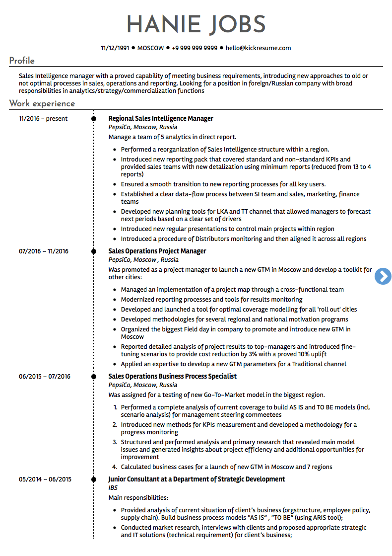10 Resume Examples By People Who Got Hired At Google Adidas Others